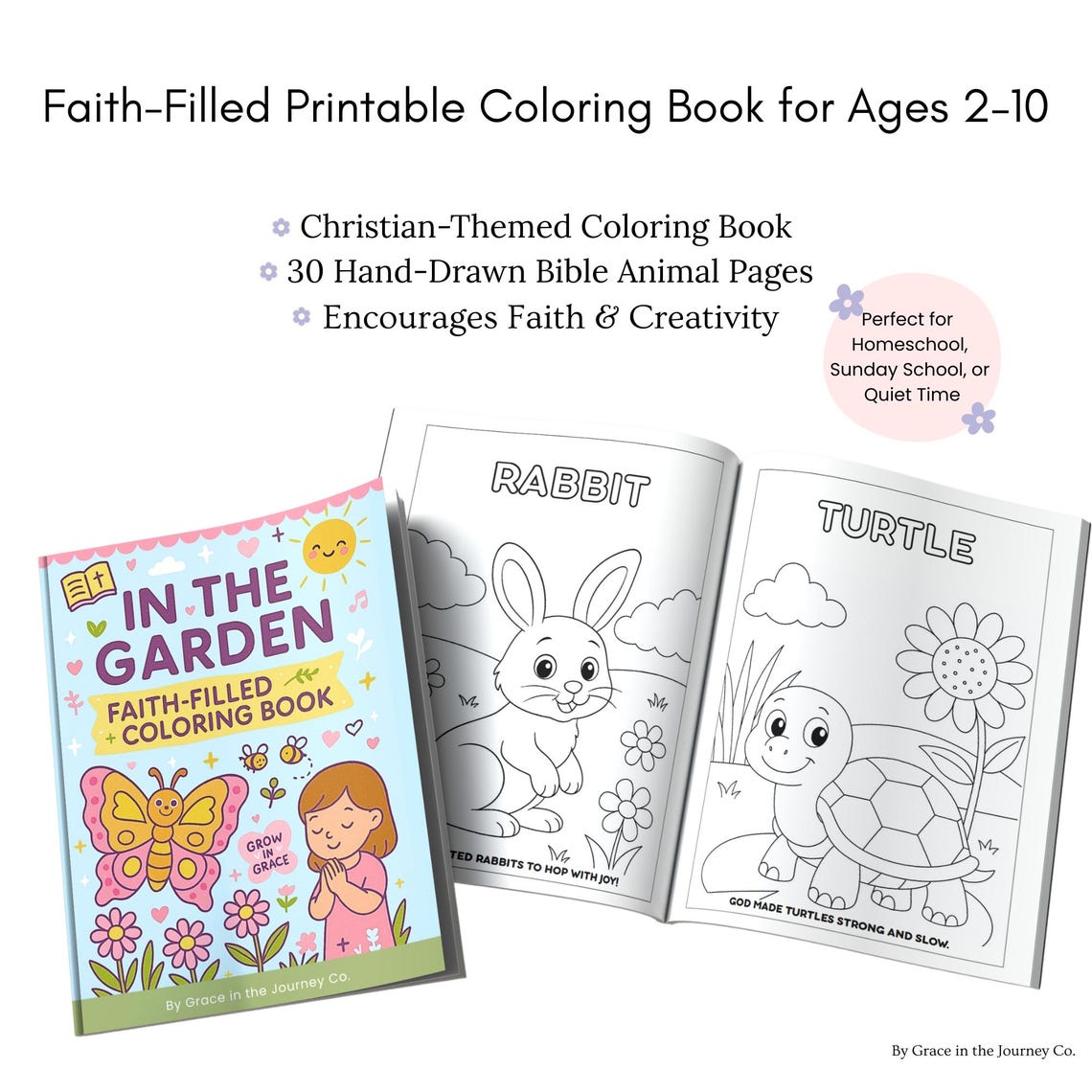 Christian Coloring Pages for Kids | Bible Verse Printables Ages 2–10 ...