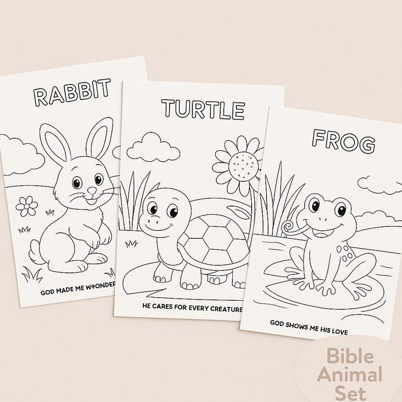 Christian Coloring Pages for Kids | Bible Verse Printables Ages 2–10 ...