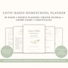 65pg HOMESCHOOL Planner Printable, 2024 2025 Home School Teacher ...