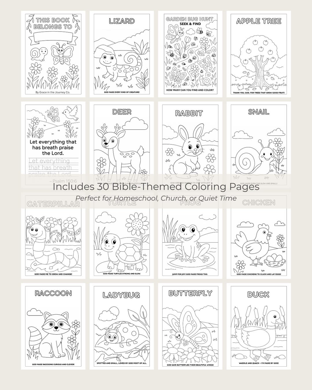 Christian Coloring Pages for Kids | Bible Verse Printables Ages 2–10 ...