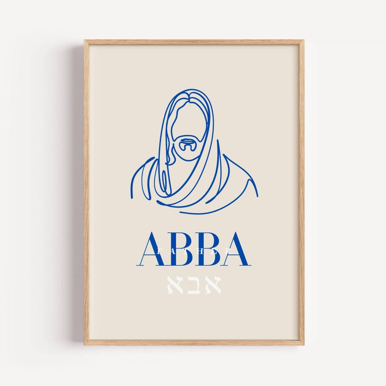 Abba Father Printable Wall Art | 11x14 Christian Digital Print With ...
