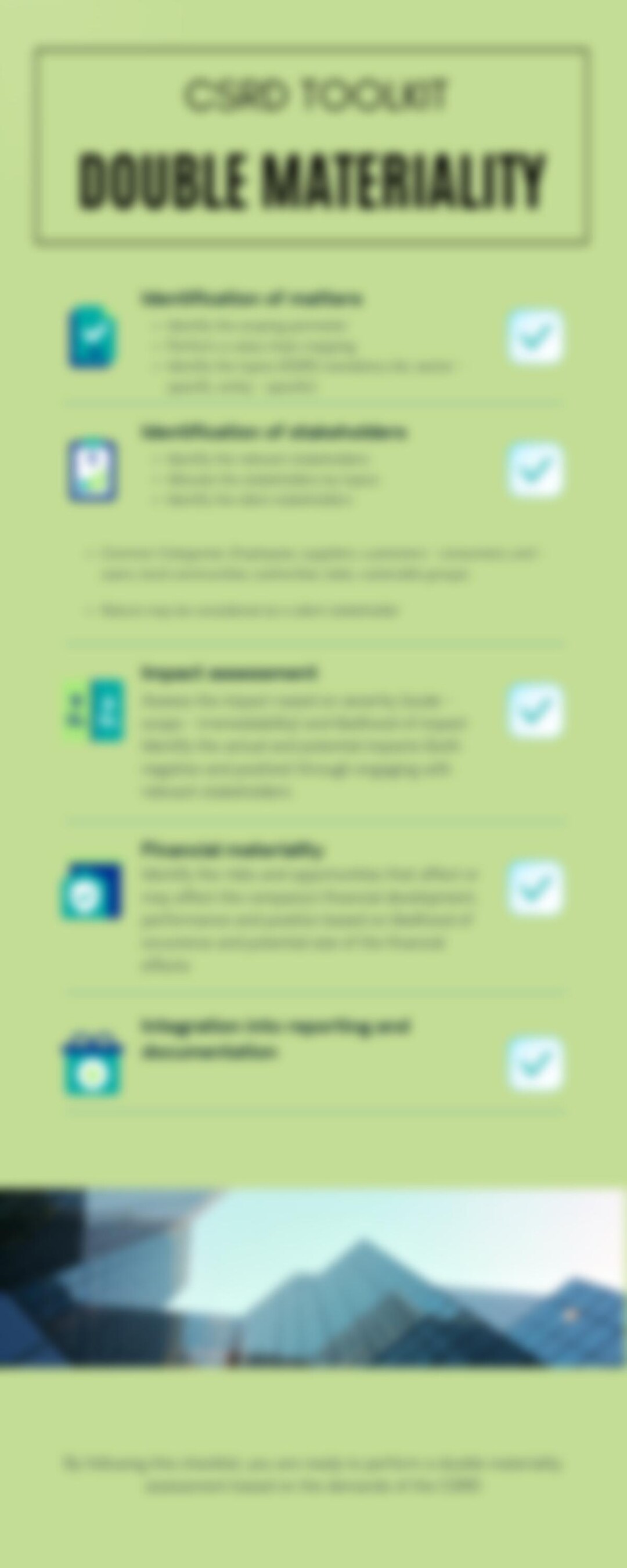 Double Materiality Assessment Template - CSRD Compliant (infographic) - Etsy