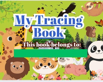 Safari Busy Book Printable for Kids | Animal Learning Activities PDF ...