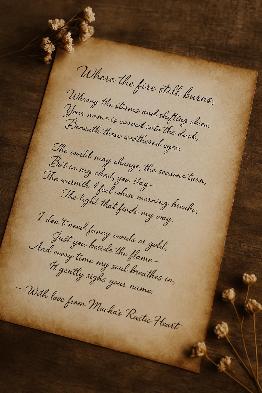Heartfelt and Handmade, Letters, Poems and Gifts Made With Love From ...