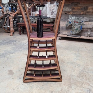 SALE Large Narrow Wine and Glass Rack Estrecho Made From - Etsy