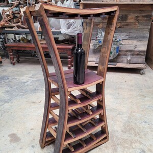 SALE Large Narrow Wine and Glass Rack Estrecho Made From - Etsy