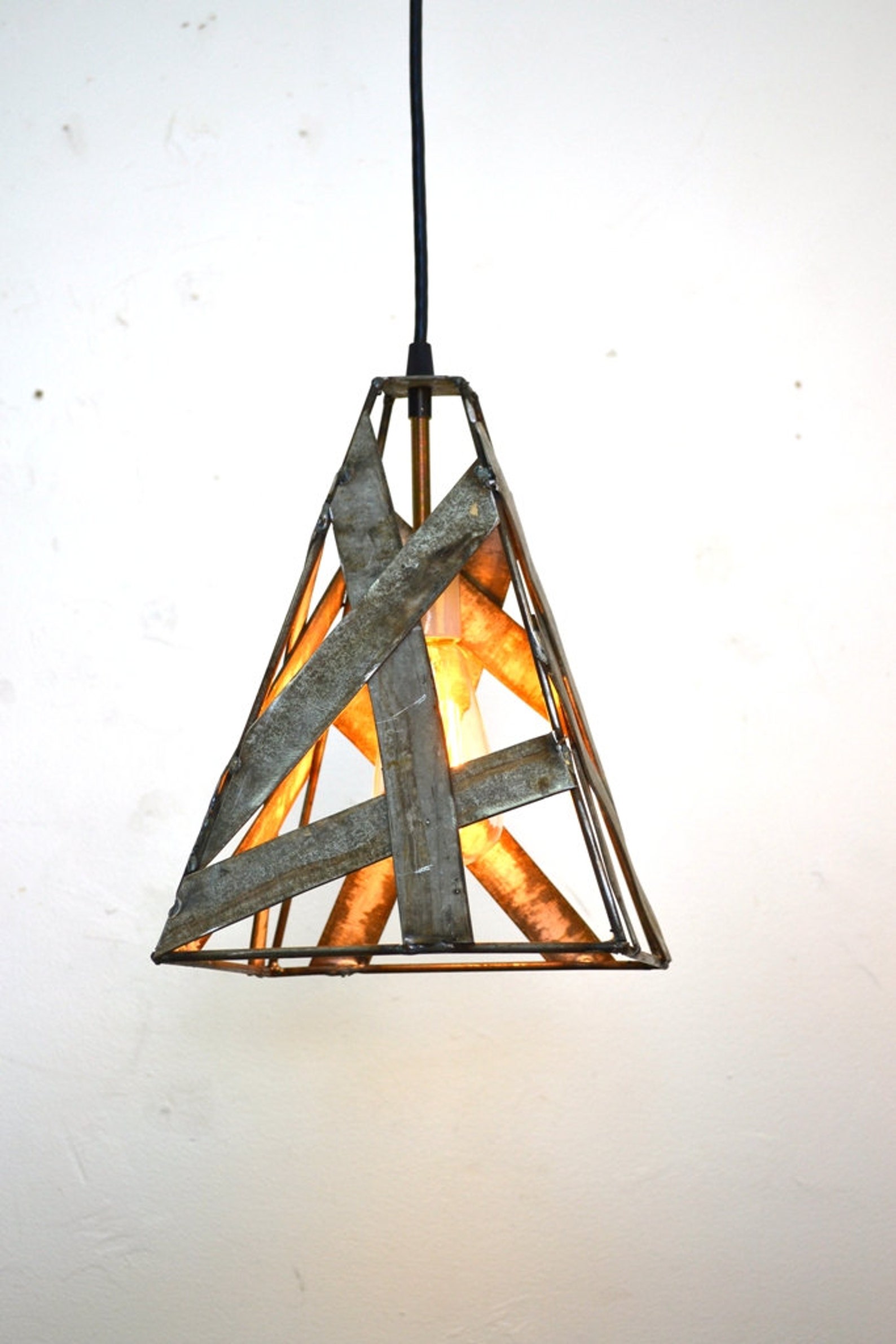 Wine Barrel Pendant Light Brushfire Made From Retired - Etsy