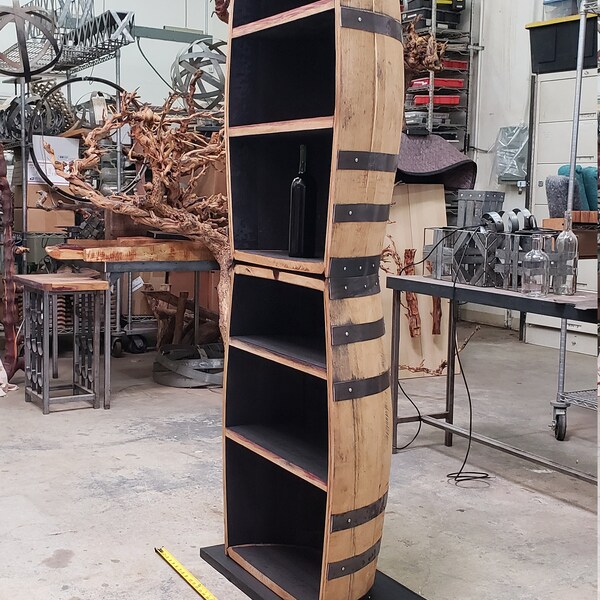 Whiskey Barrel Cabinet - Etsy