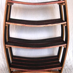 Wine Barrel Bookcase Capezzana Made From Retired Napa Wine Barrels. 100 ...