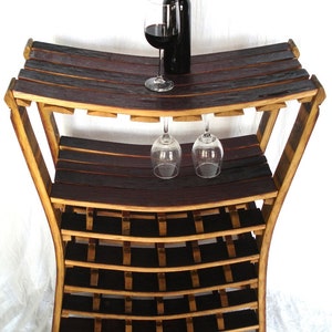 Large Wine Barrel Wine Rack Chianti Made From Retired Napa Wine Barrels ...