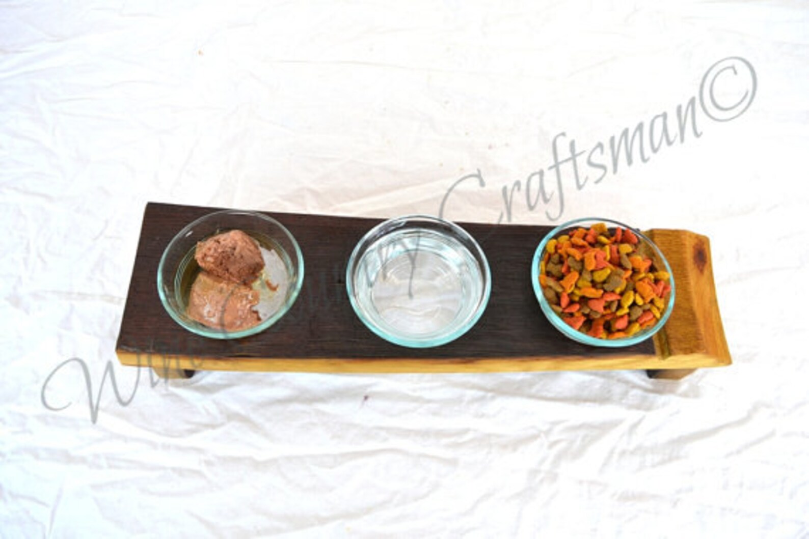 Wine Barrel Pet Food Dish Macka Made From Retired | Etsy