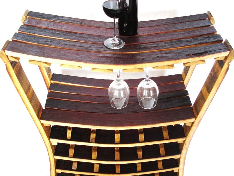 Large Wine Barrel Wine Rack Chianti Made From Retired Napa - Etsy
