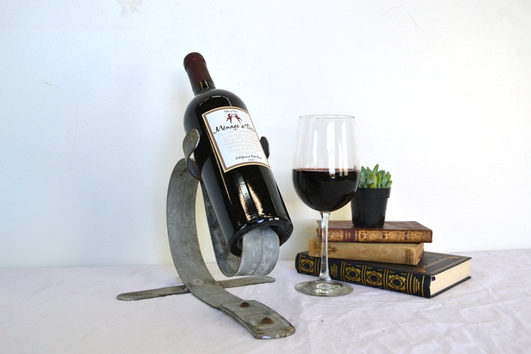 Counter Top Wine Barrel Bottle Holder Angulus Made From Retired ...