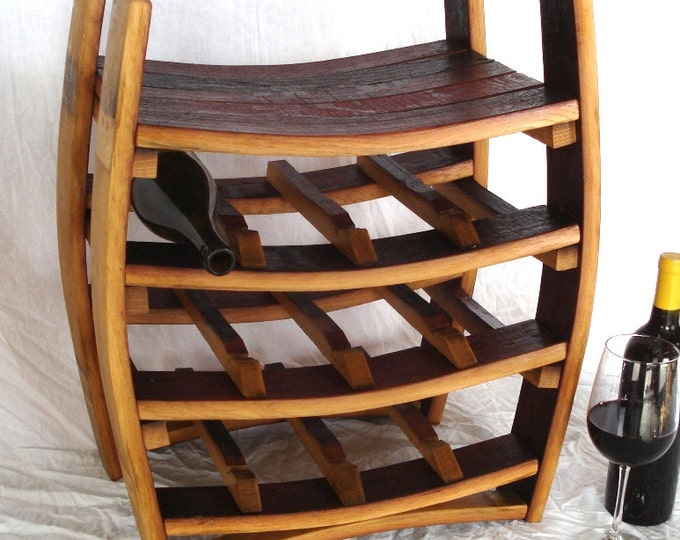 Half Barrel Wine Rack - Etsy