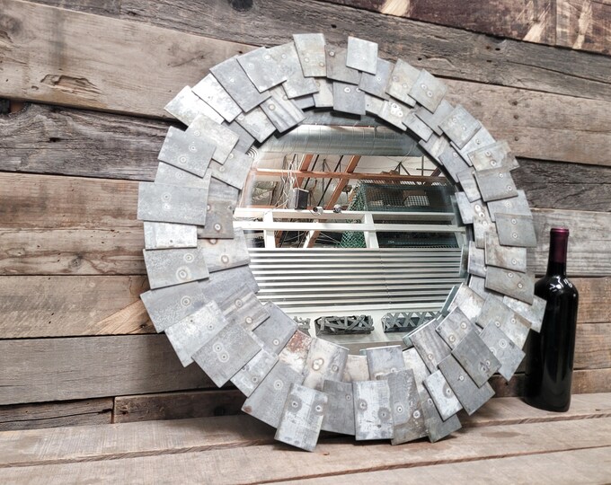 Wine Barrel Mirror - Etsy