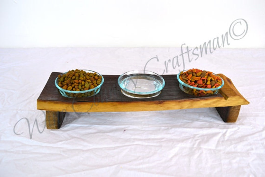Wine Barrel Pet Food Dish Macka Made From Retired California Wine ...