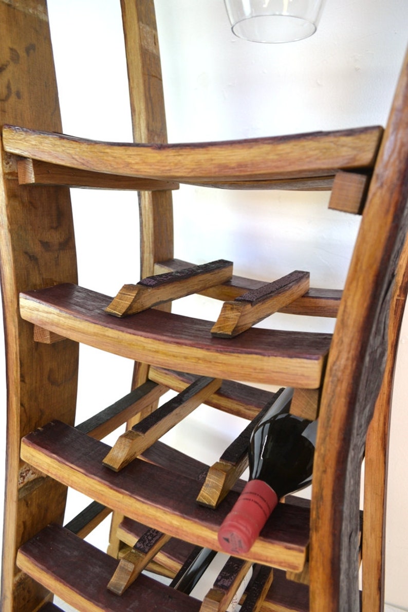 Large Narrow Wine and Glass Rack Estrecho Made From - Etsy