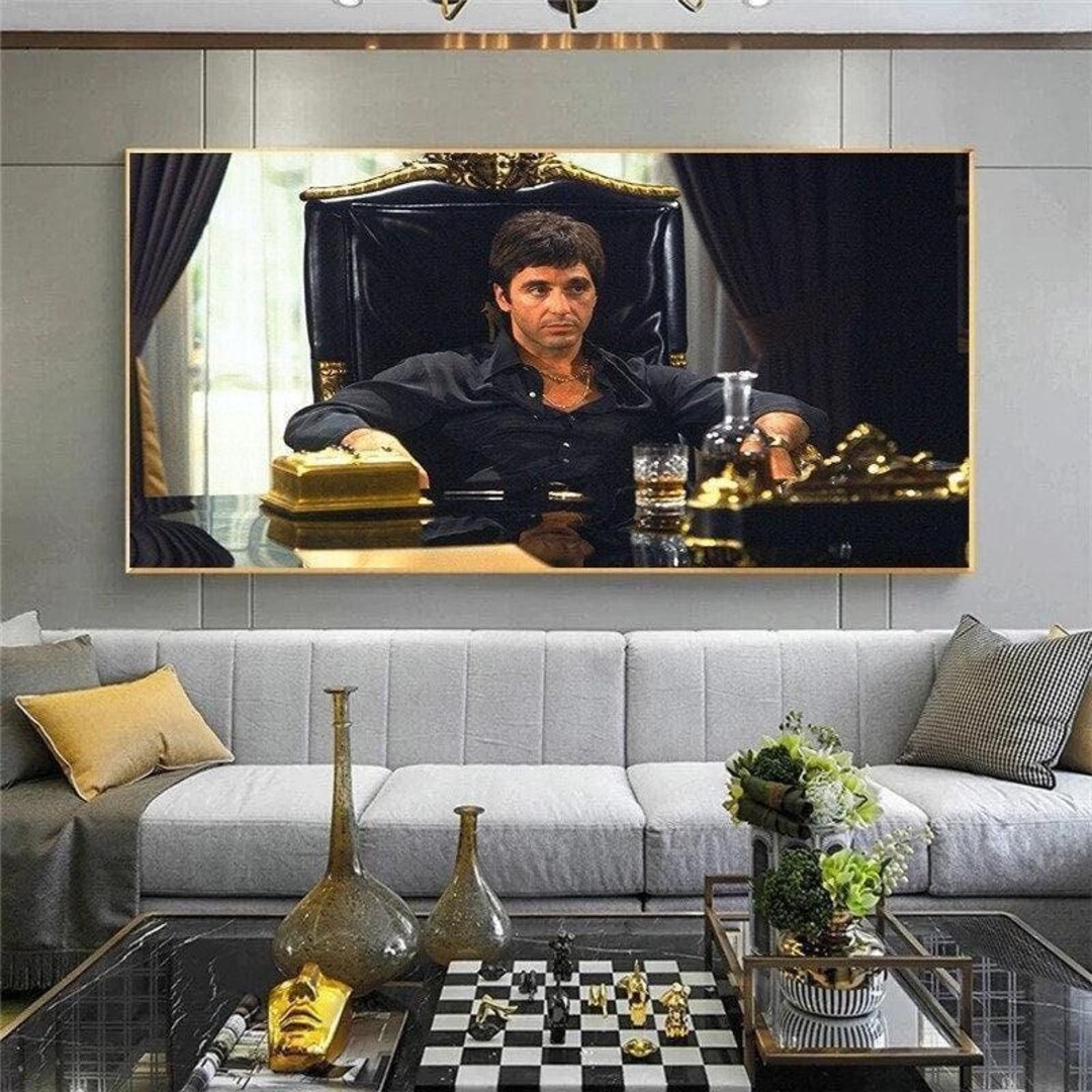Scarface Series Gangster Movie Al Pacino Canvas Painting Poster ...