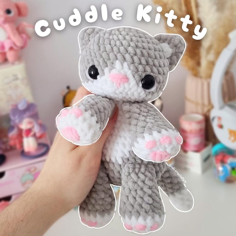 Cute Cat Plushies Kawaii - Etsy