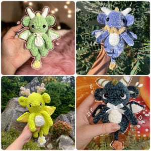 3 in 1 Elemental Dragons - Magical Amigurumi Crochet Pattern ENGLISH - Etsy