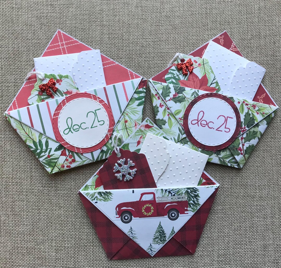 Handmade Gift Card Holders Set of 3 - Etsy