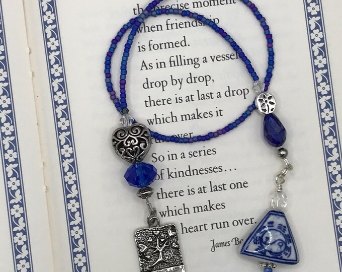 Handmade Beaded Bookmark / Sisters Bookmark / Journal Marker - Etsy