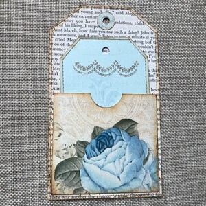 Handmade Stitched Book Page Tags Set of 8 - Etsy