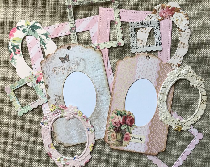 Die-cut Frame Embellishments/journals/cards/scrapbooks - Etsy