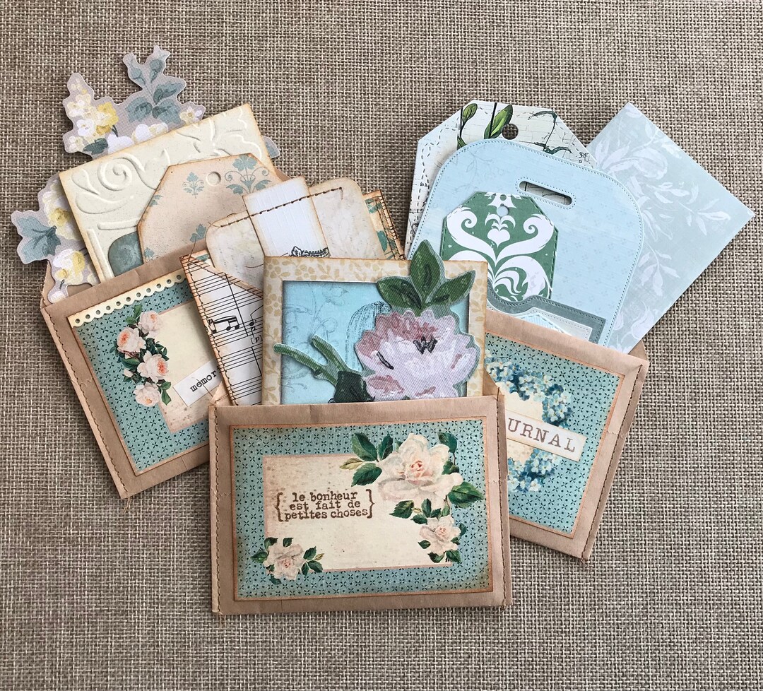 Handmade Paper Bag Journal Pockets – Set of Three - Etsy