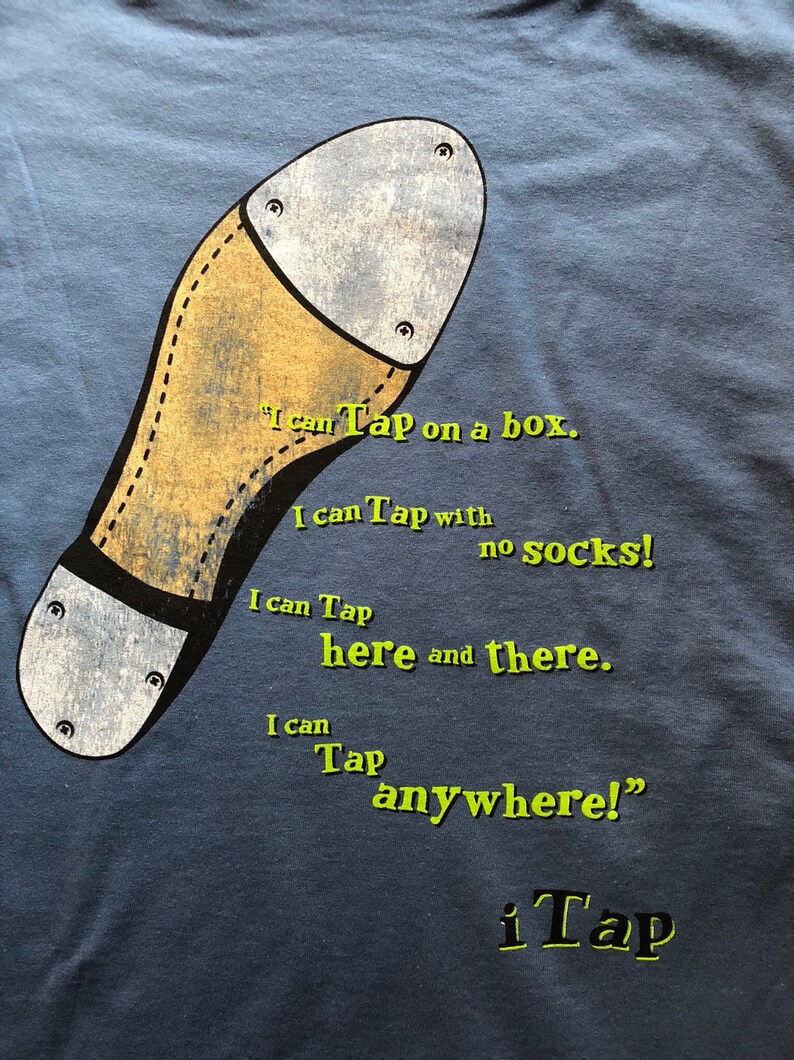 New Modern Tap T-shirts Features an Authentic Tap Shoe in - Etsy
