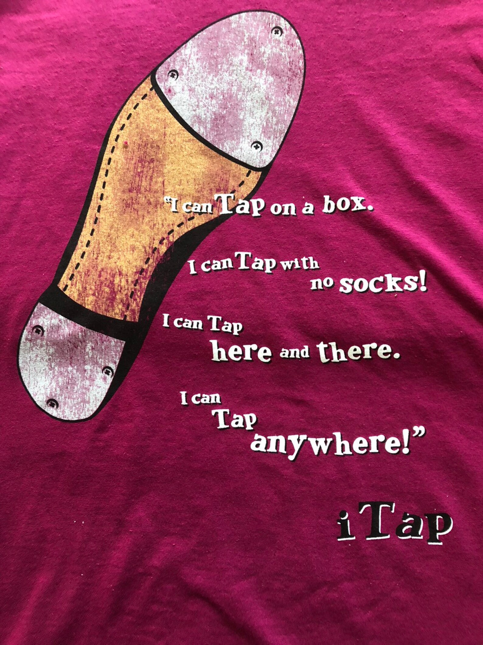 New Modern Tap T-shirts Features an Authentic Tap Shoe in | Etsy