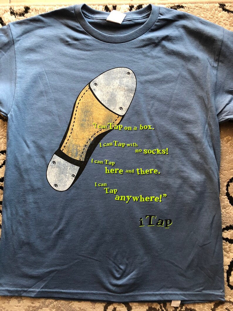 New Modern Tap T-shirts Features an Authentic Tap Shoe in | Etsy