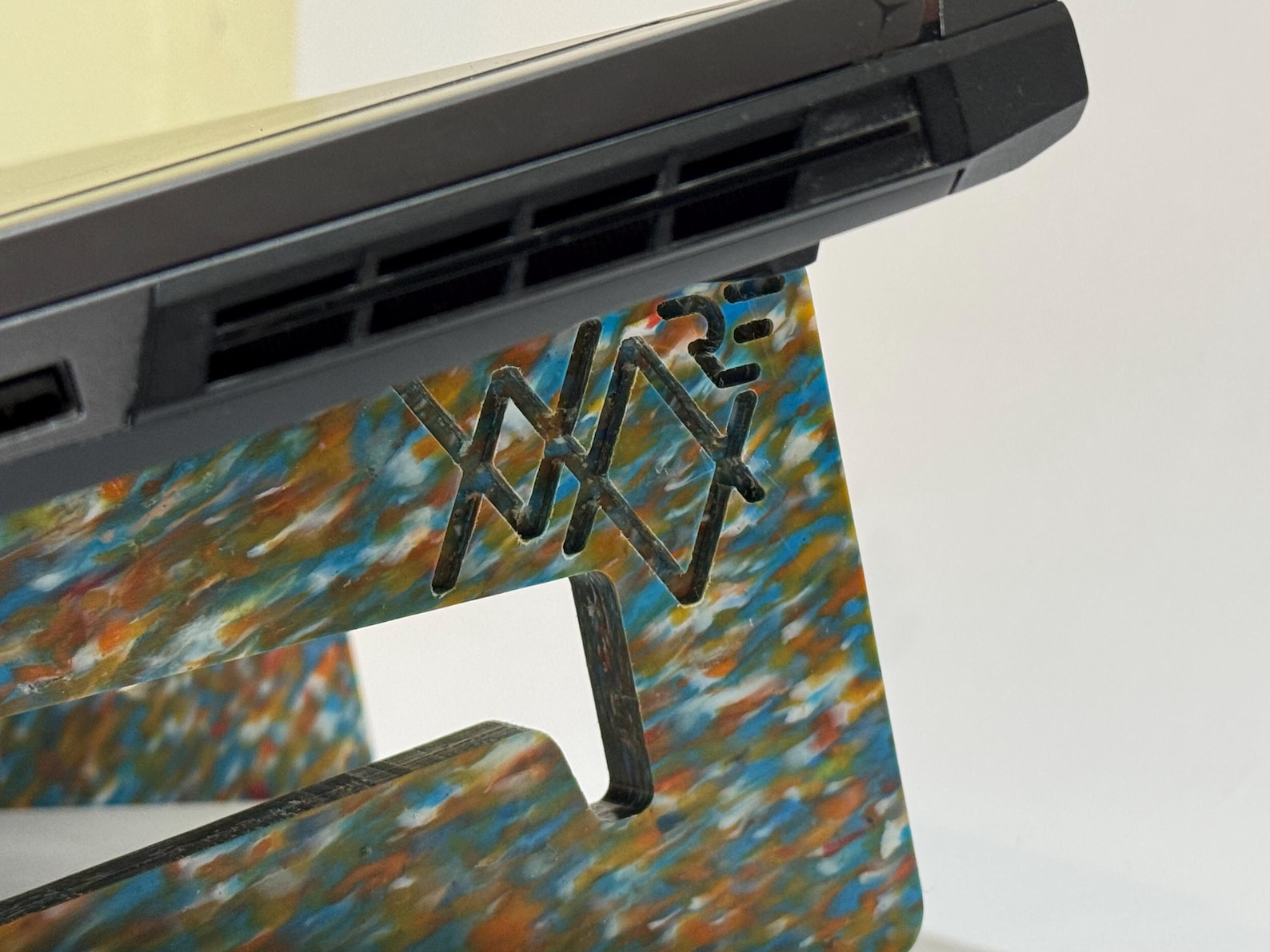 Recycled Plastic Laptop Stand: Ergonomic Colorful Desk Riser - Etsy
