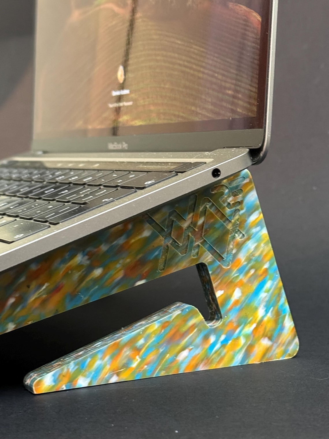 Recycled Plastic Laptop Stand: Ergonomic Colorful Desk Riser - Etsy