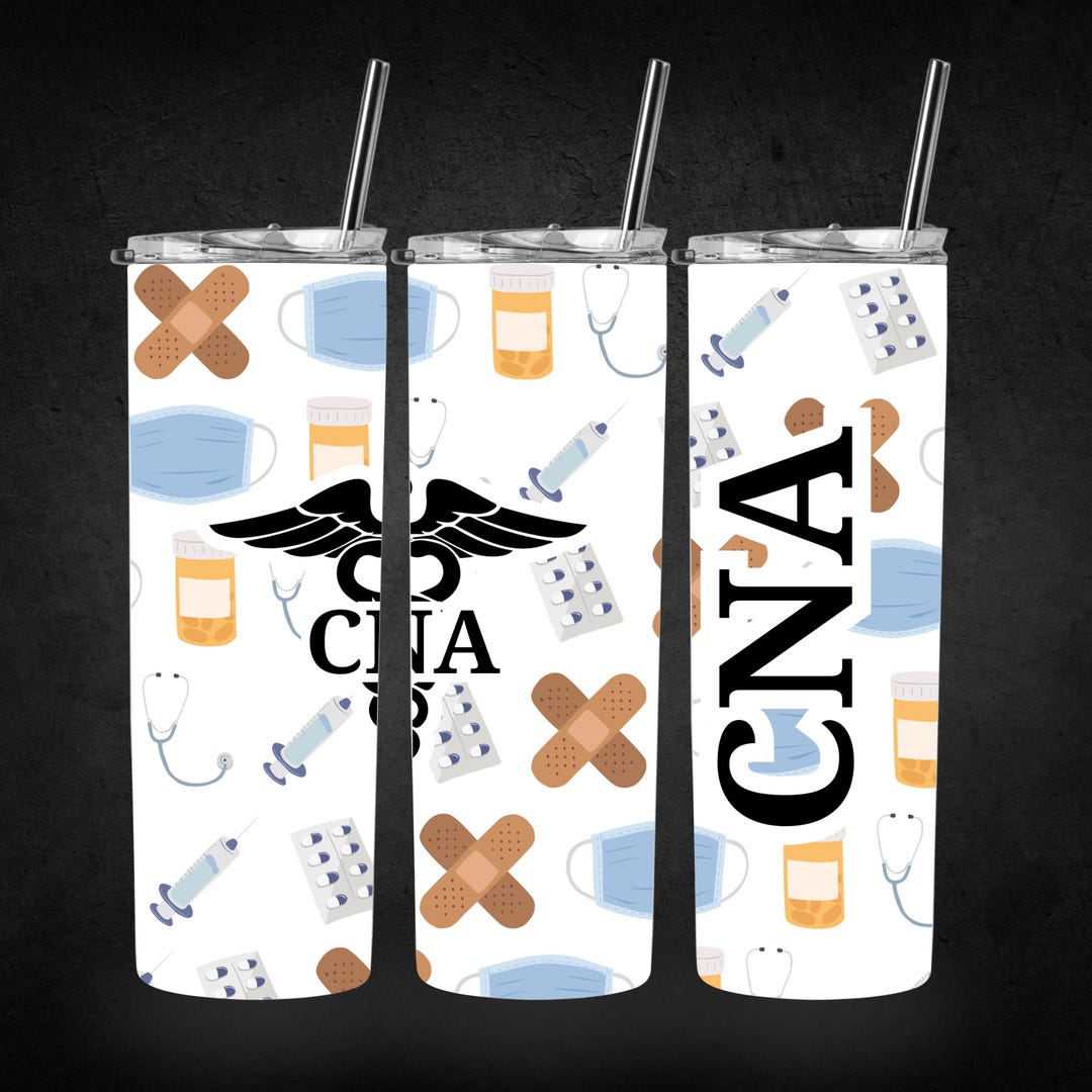 CNA Sublimation Tumbler Digital Design Download - Etsy