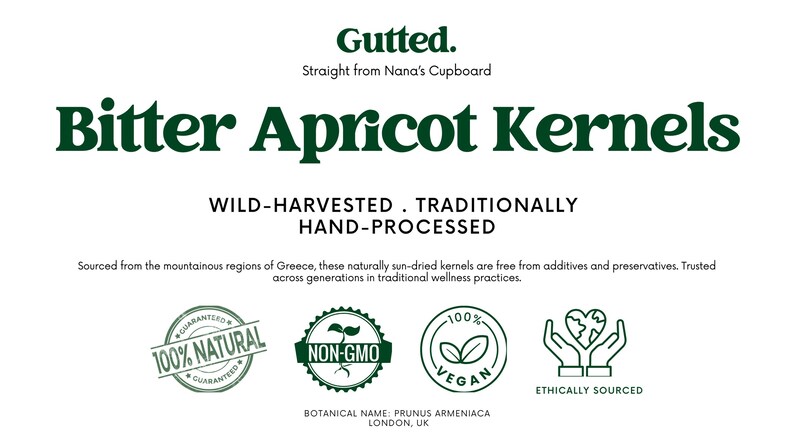 Raw Bitter Apricot Kernel Seeds | Wild-harvested | Non-gmo | Pesticide ...