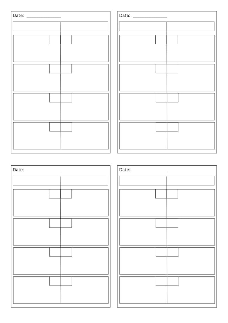 Netball Umpire Score Card Printable - Etsy