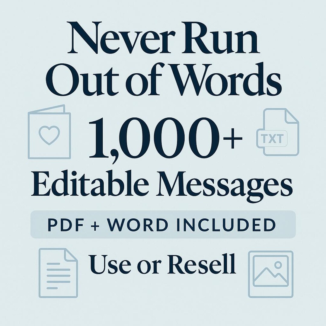 Editable Greeting Templates – 1,000+ Messages for Cards & Printables ...