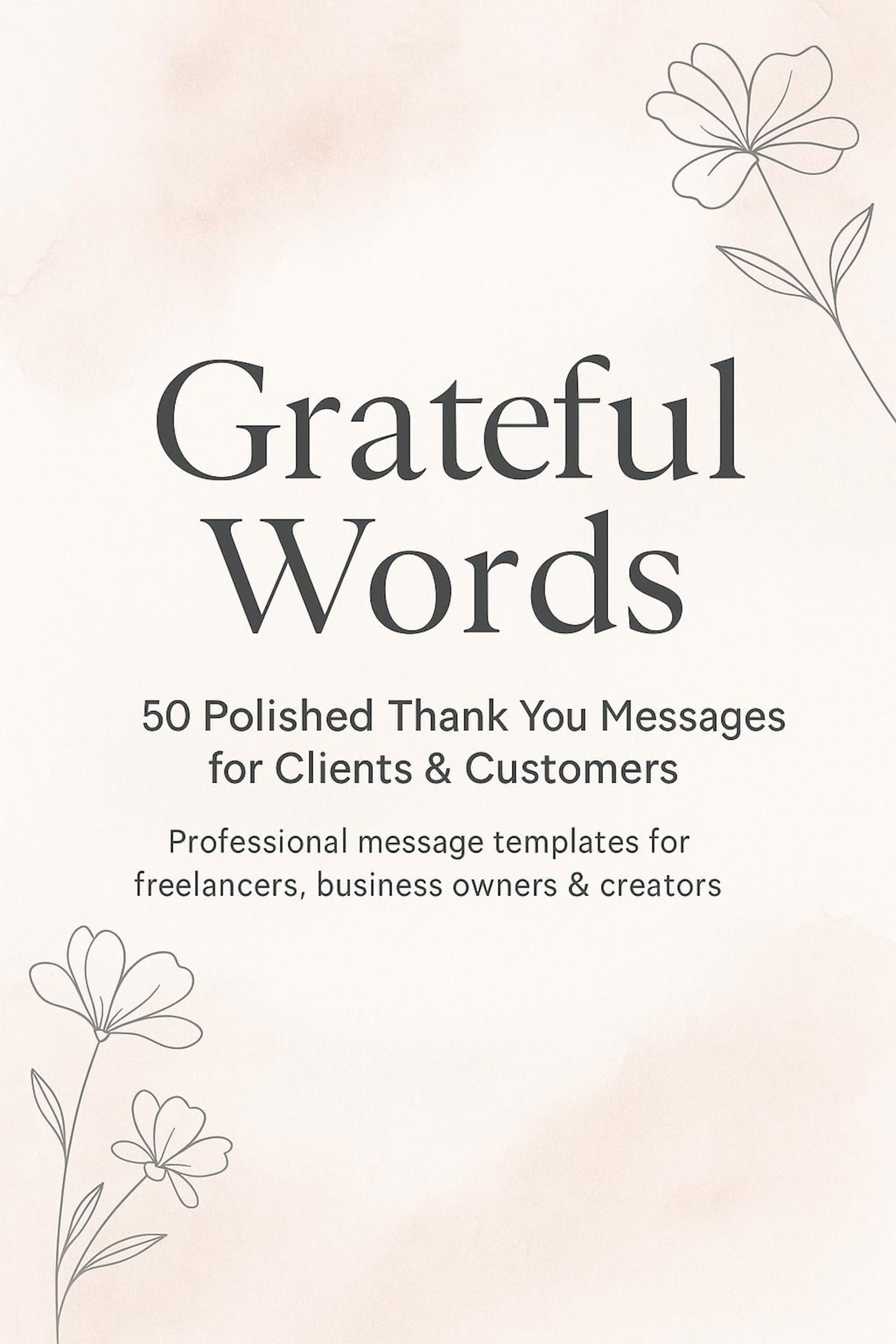 50 Thank You Message Templates for Clients | Editable Business Thank ...
