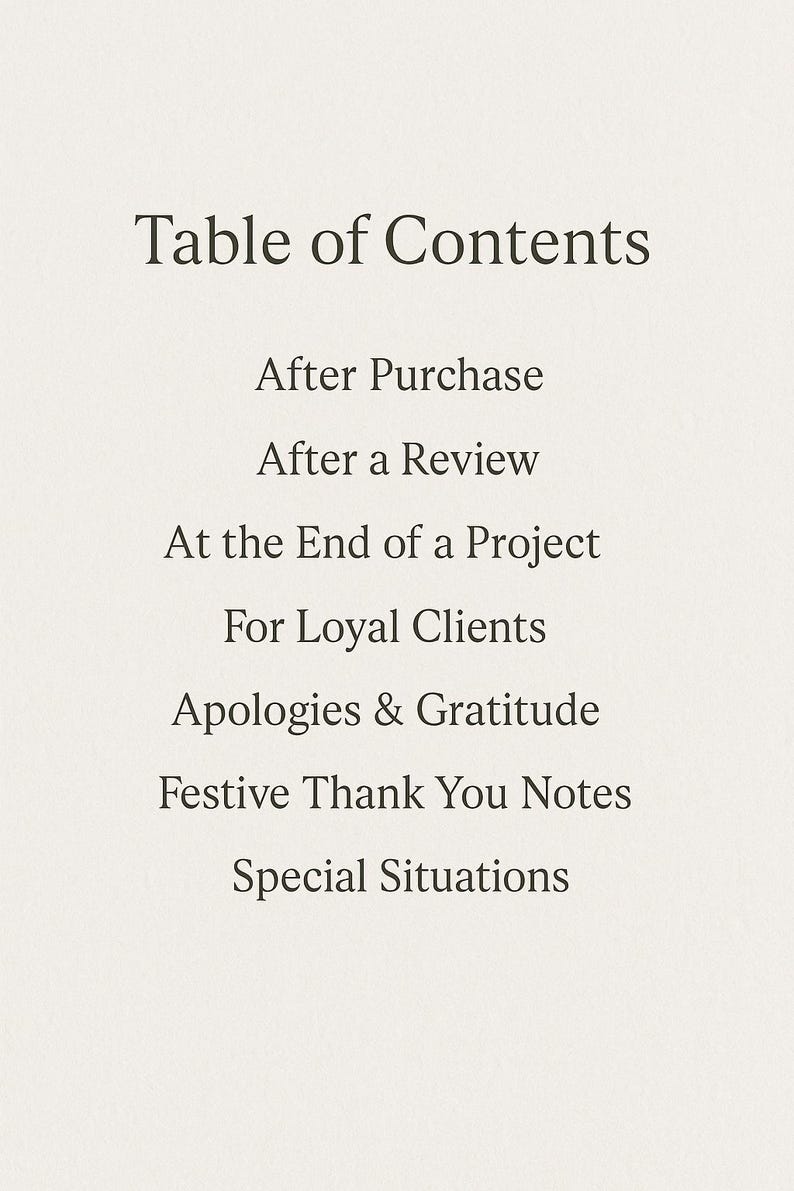 50 Thank You Message Templates for Clients | Editable Business Thank ...