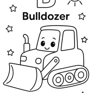 Preschool Printable ABC Book | Vehicle-themed Alphabet Coloring - Etsy