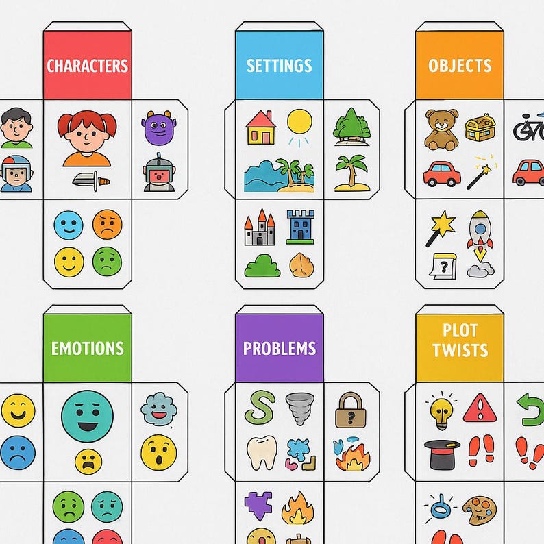 Printable Storytelling Fun for Kids - Etsy