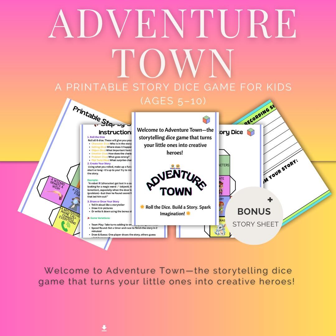 Printable Storytelling Fun for Kids - Etsy