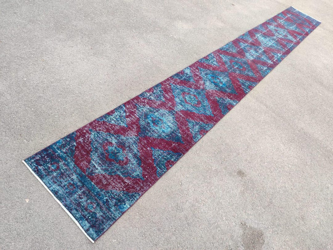 20' Ft Runner Rug Extra Long, Stair Rug Runner, Dark Long Runner for ...