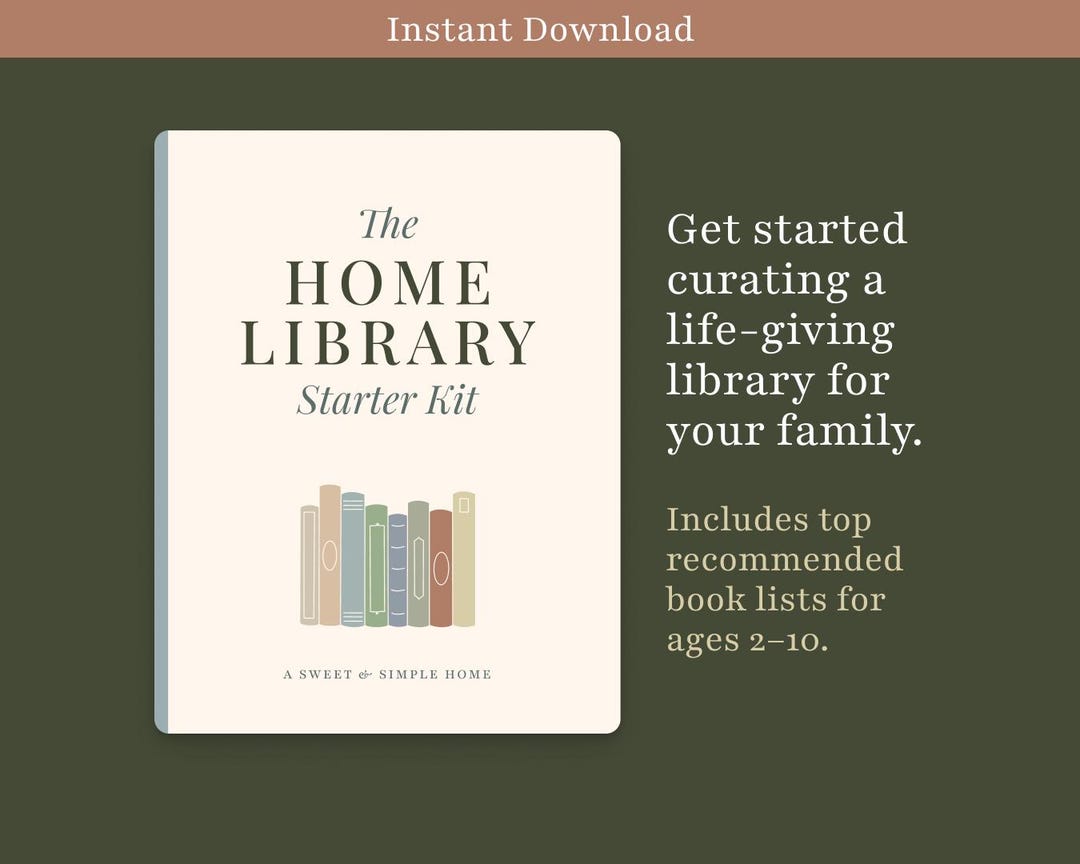 The Home Library Starter Kit: How to Build a Life-giving Library - Etsy