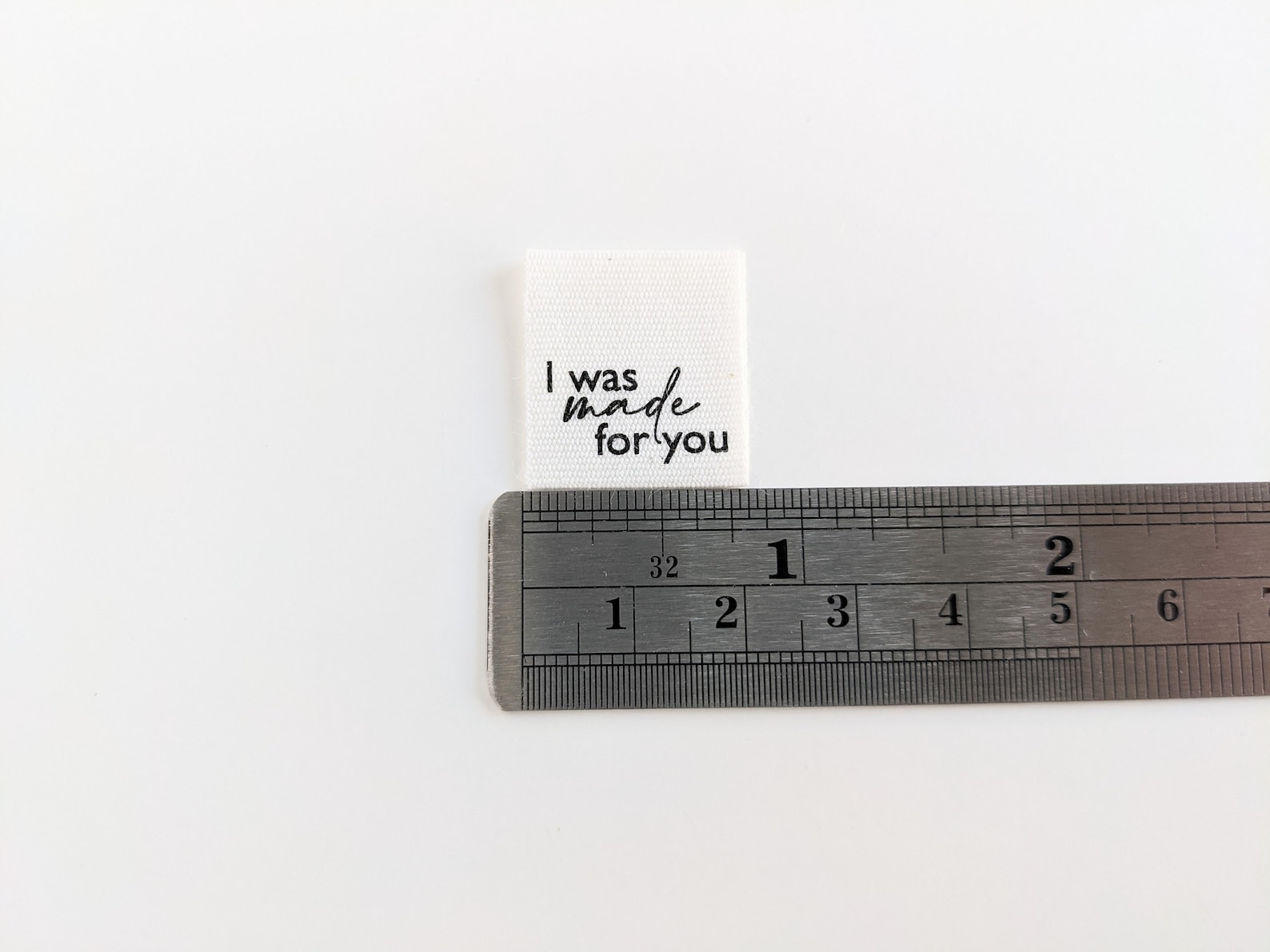 I Was Made for You, and Only You | Cotton Luxe Labels | 6 Pack | Woven ...