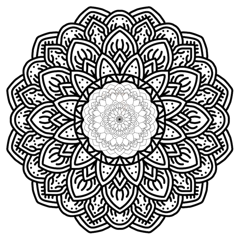 Coloring Pages for Adults and Kids; Printable Coloring Sheets; Relaxing ...