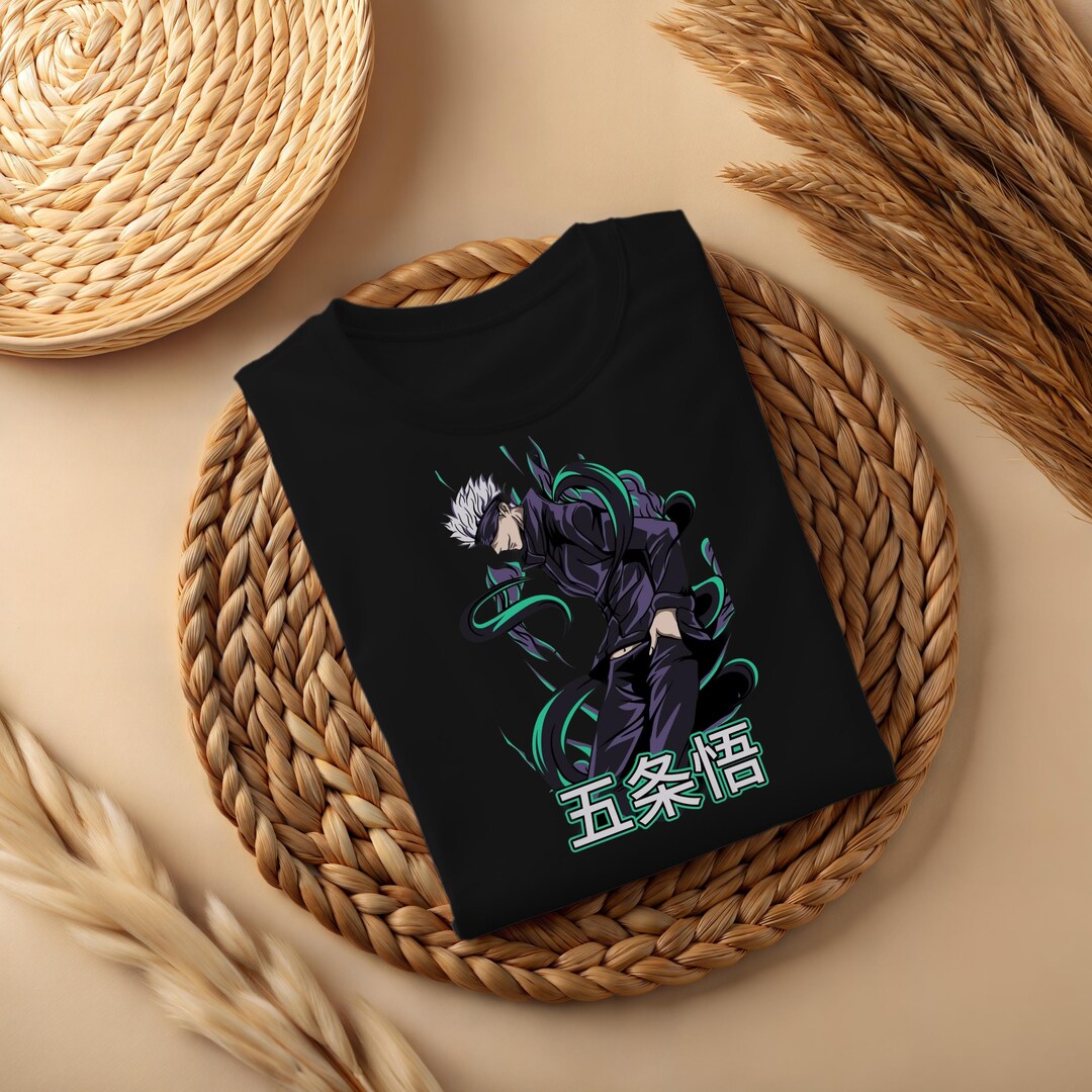 Satoro Jujutsu Kaisen T-shirt, Yuji Itadori Tee, Anime Weeb Top, Gojo ...