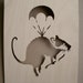 Banksy Parachute Rat Stencil - Etsy