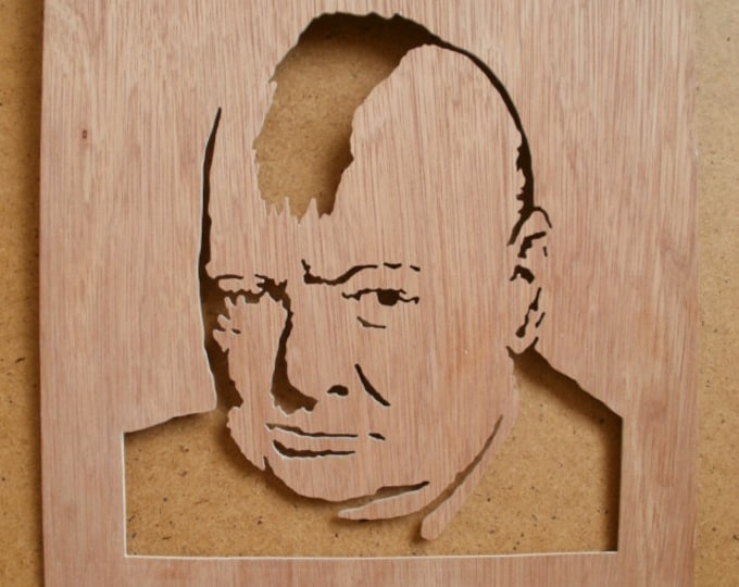 Banksy Punk Winston Churchill Stencil - Etsy